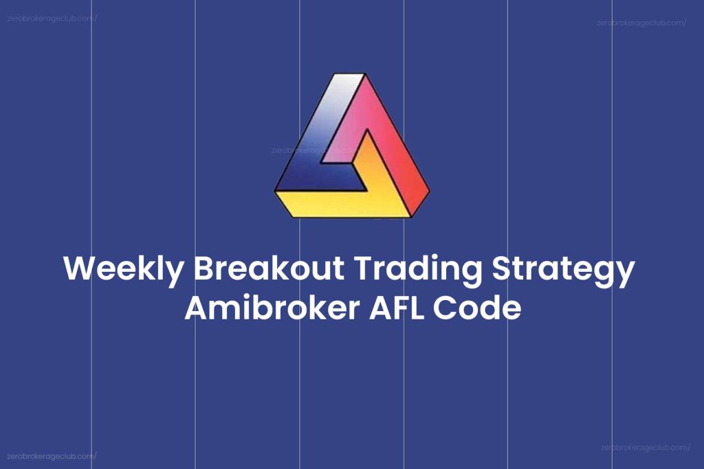 Weekly Breakout Trading Strategy Amibroker AFL Code - ZeroBrokerageClub